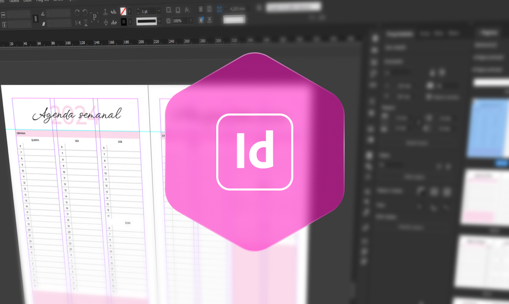 Curso Criando Planner Básico Permanente no InDesign - Clube do Design PRO