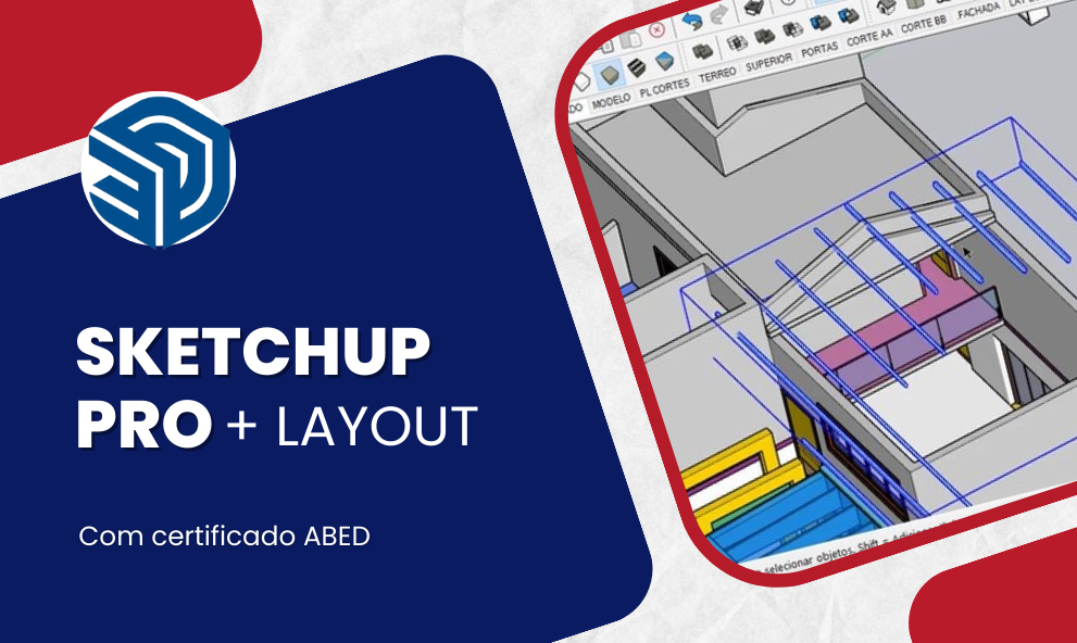 SketchUp Pro + Layout: Projeto Executivo de Arquitetura e Interiores ...