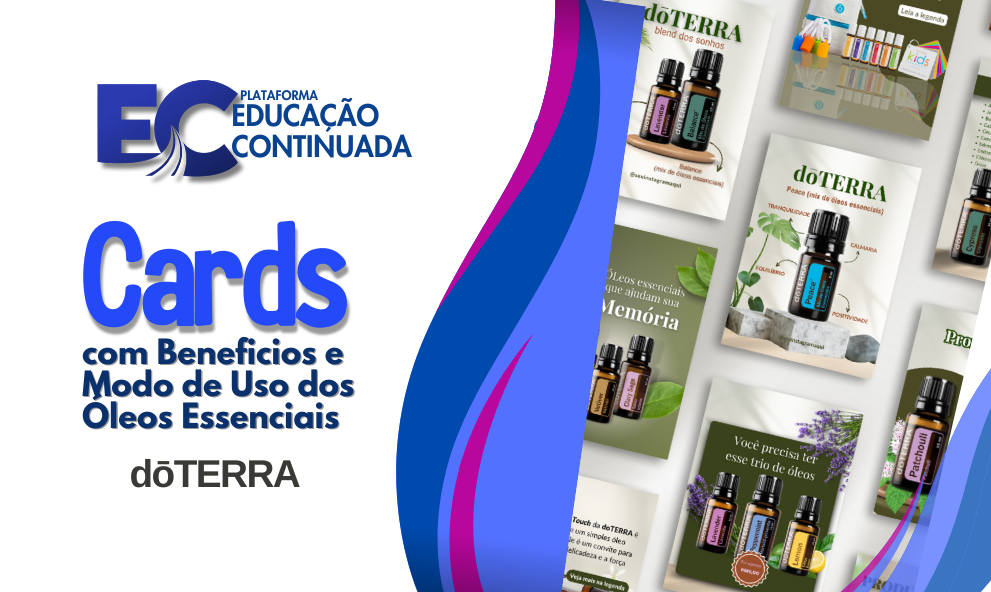 Pack com Cards de Óleos Essenciais doTERRA - Plataforma de Educação ...
