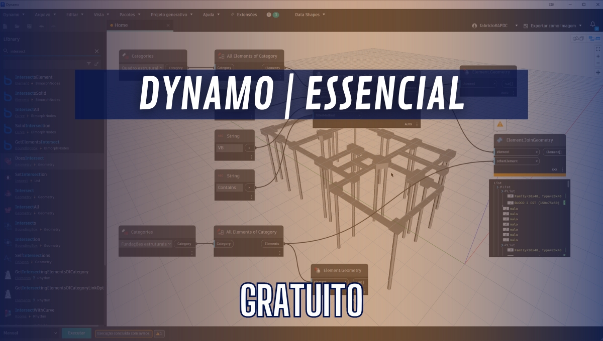 Dynamo Essencial | Introdução à Programação Visual - engenhaBIM