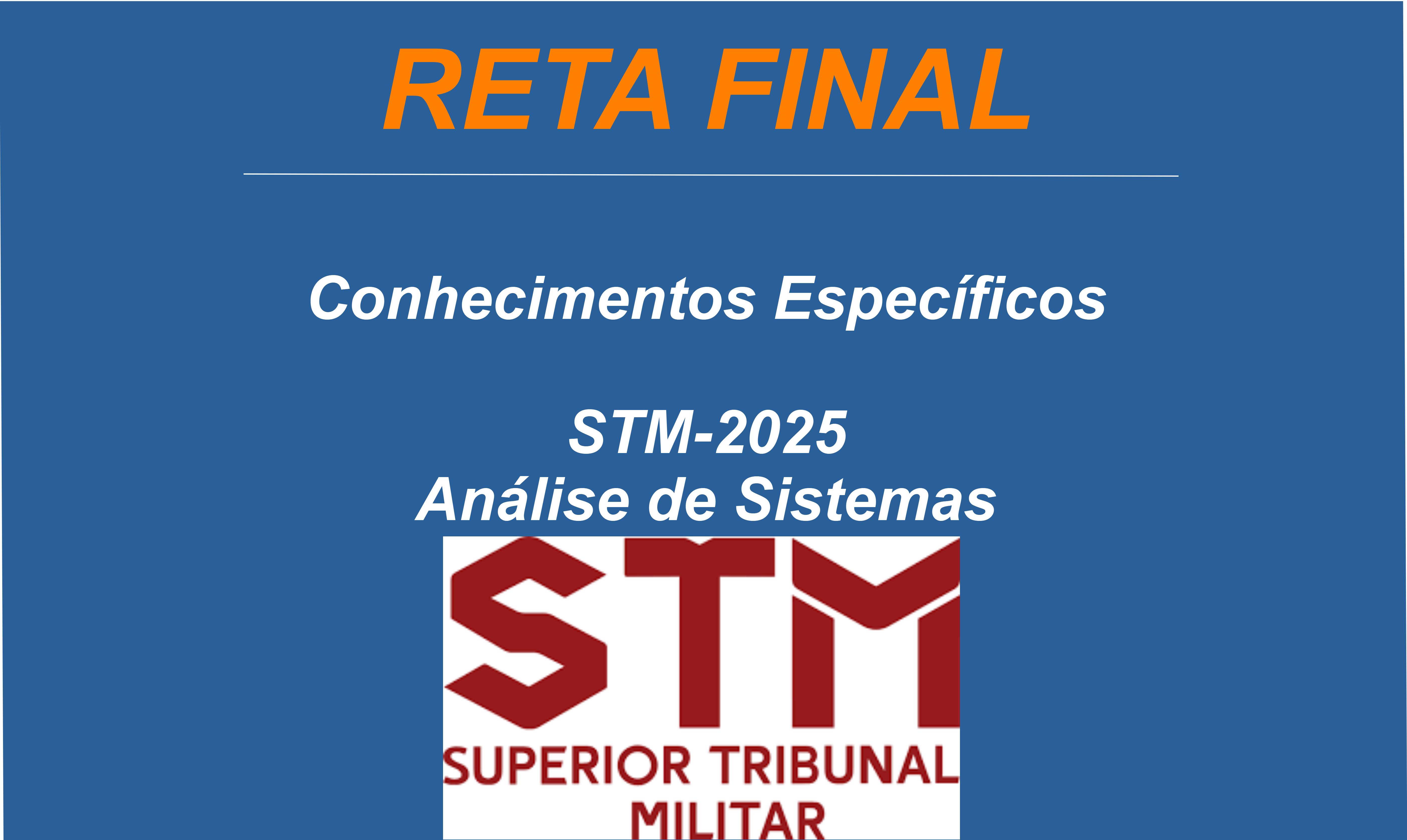 STM - 2025 - Análise de Sistemas - Professor Gabriel Pacheco
