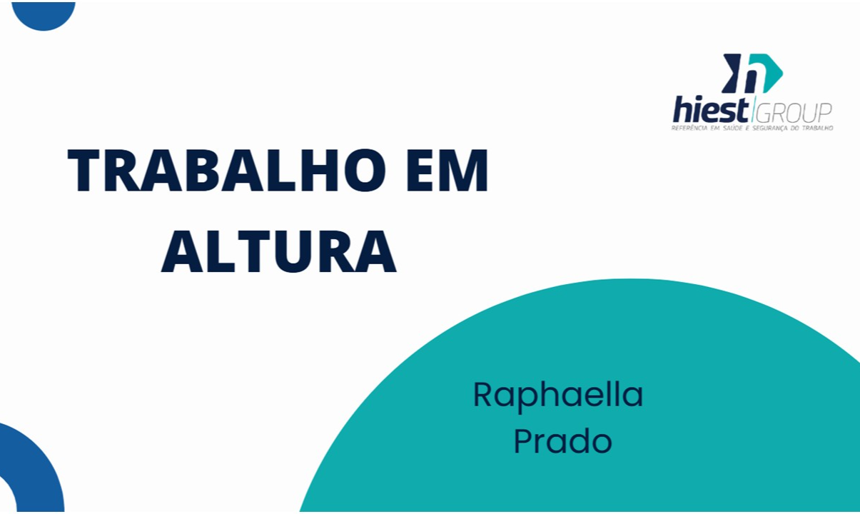 NR 35 - TRABALHO EM ALTURA - Hiest Group - Modalidade EAD