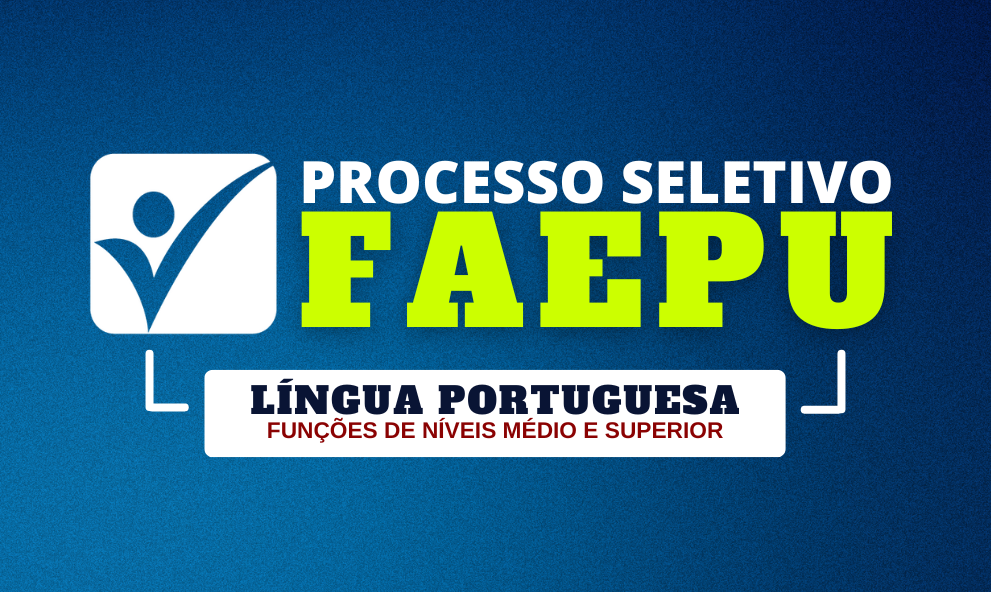 Língua Portuguesa - FAEPU - ICL Cursos e Preparatórios