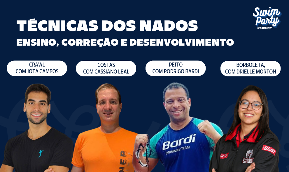 Swim Party Workshop | Técnicas dos nados: ensino, correção e ...