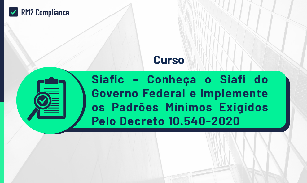SIAFIC - CONHEÇA O SIAFI DO GOVERNO FEDERAL E IMPLEMENTE OS PADRÕES ...