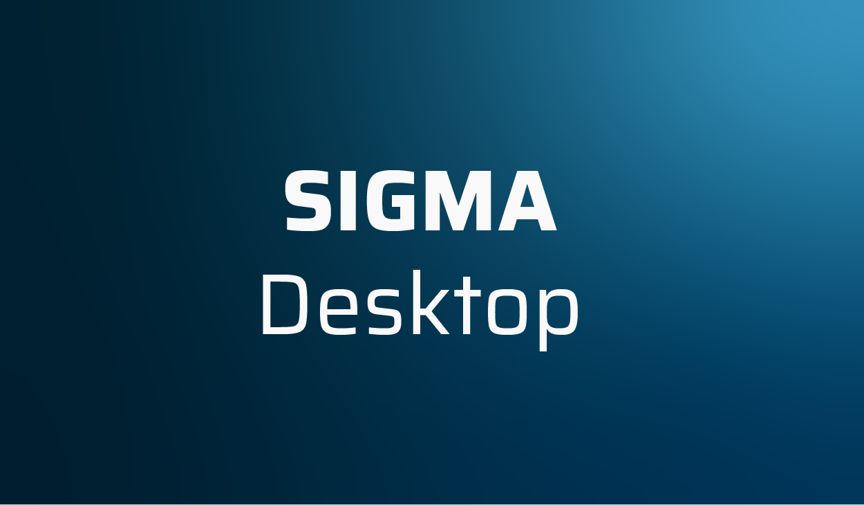 SIGMA Desktop - Técnico - EAD SEGWARE