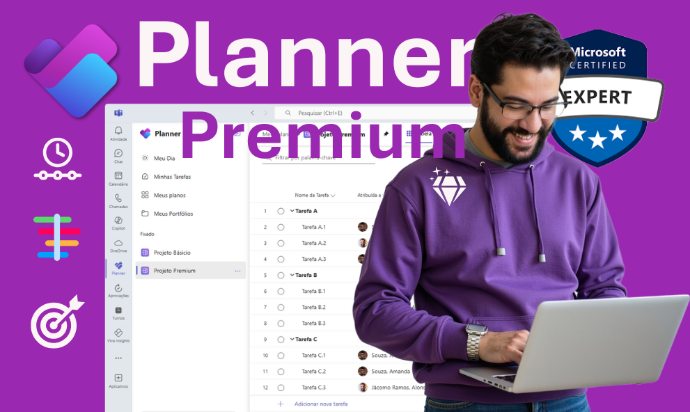 Gestão avançada de tarefas, planos e projetos com o Microsoft Planner ...